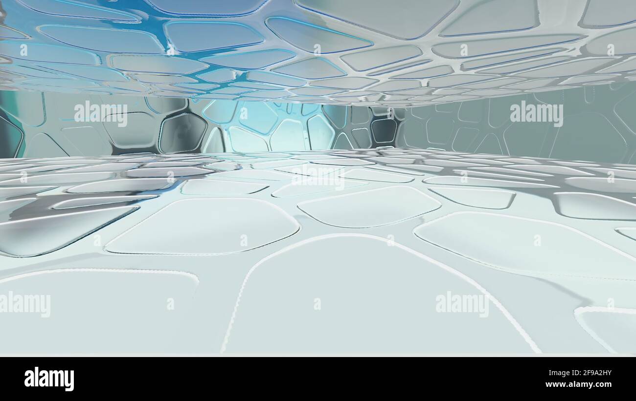 3D illustration - Smooth glass interior Stock Photo - Alamy