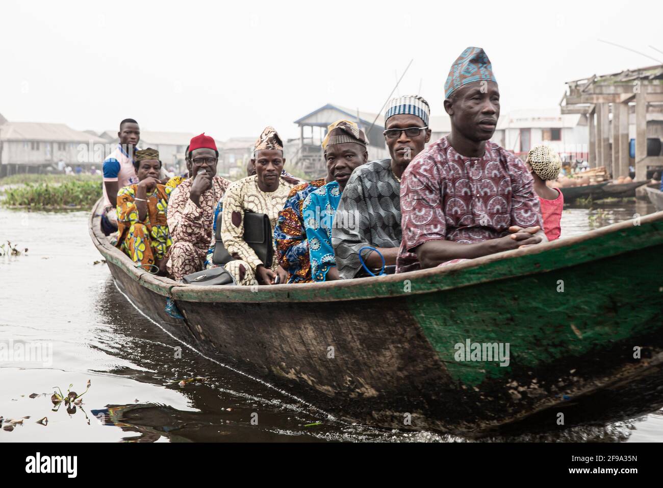 Ganvie Lake Village, Benin, West Africa Stock Photo - Alamy