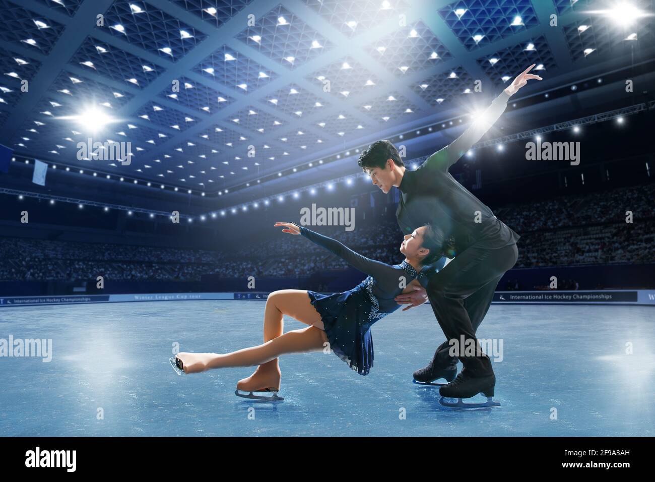Figure skating feet hi-res stock photography and images - Alamy