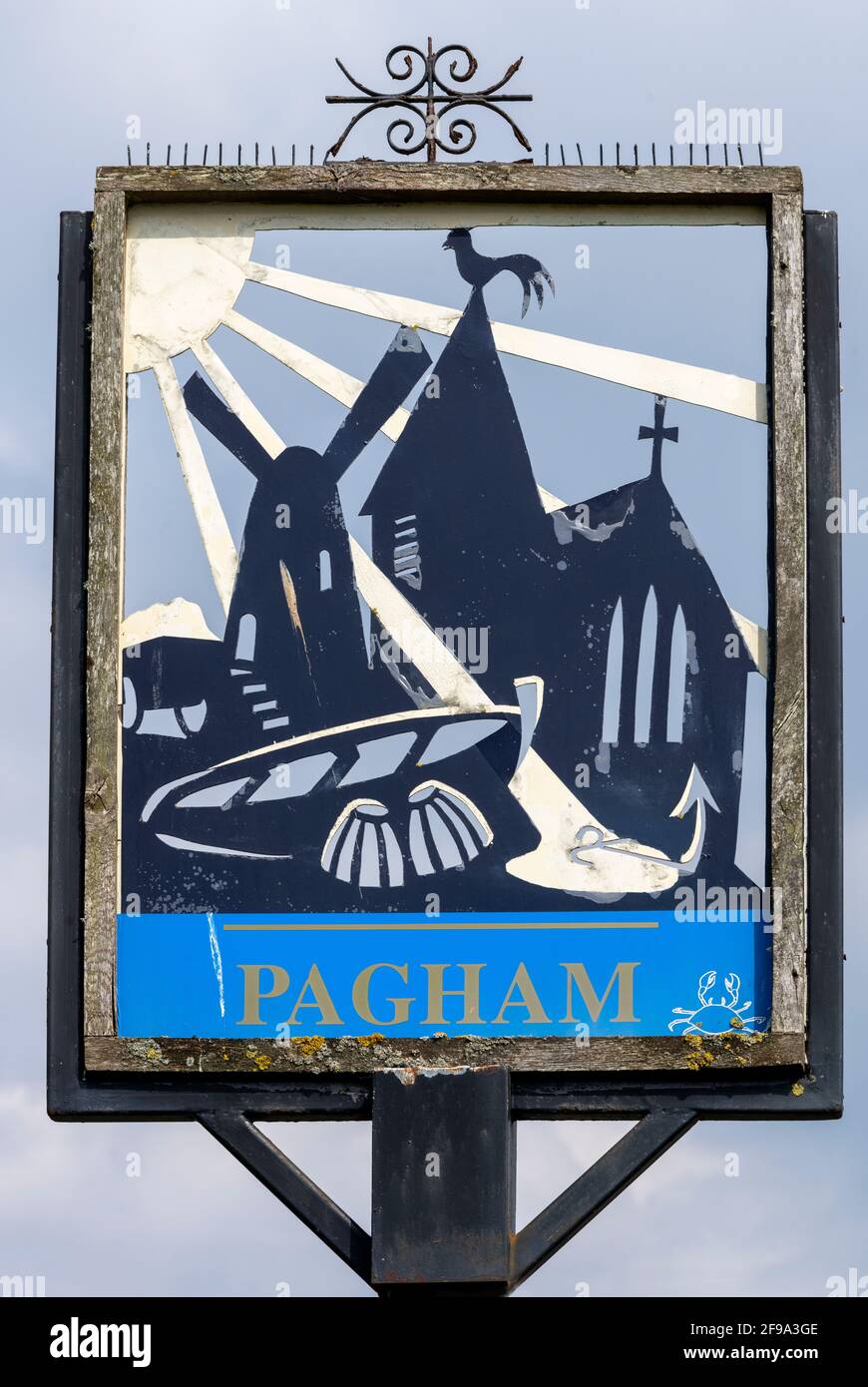 Village sign for pagham hi-res stock photography and images - Alamy