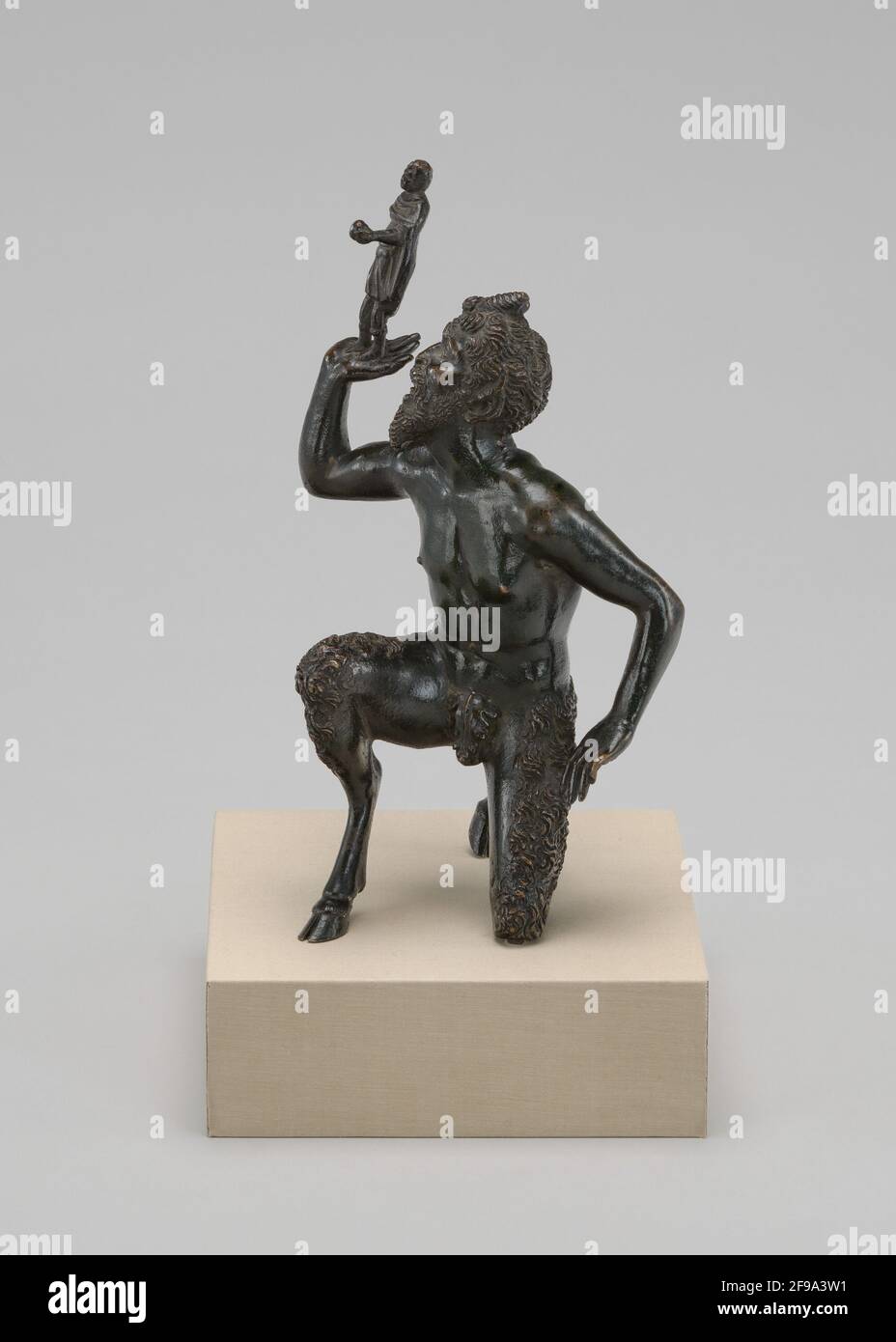 Kneeling Satyr Supporting the Figure of an Emperor, c. 1500 Stock Photo ...