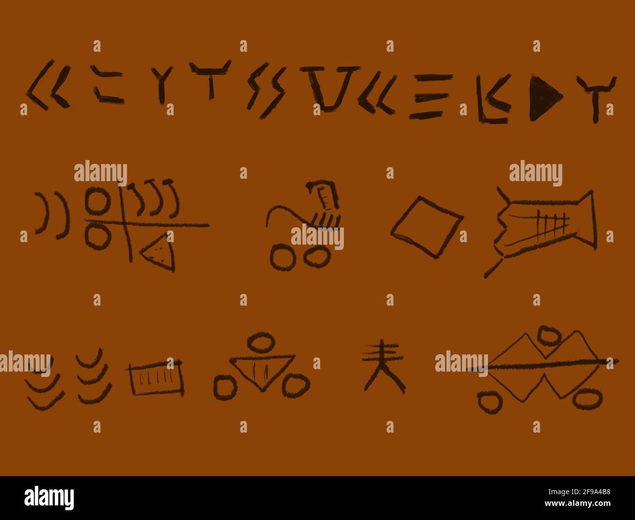 Unintelligible signs hi-res stock photography and images - Alamy