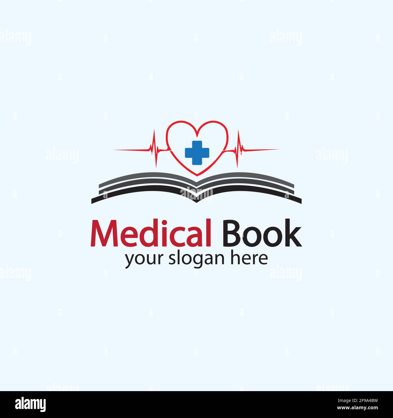 Medical Book Logo icon design vector,health book education logo Designs ...