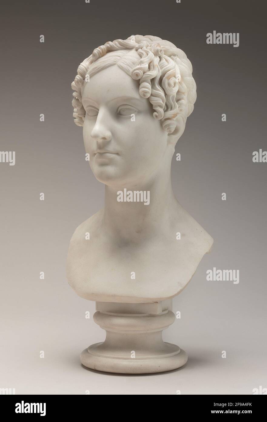 Lady Elizabeth Vernon, née Bingham, model 1816 and/or 1817/1818, carved ...