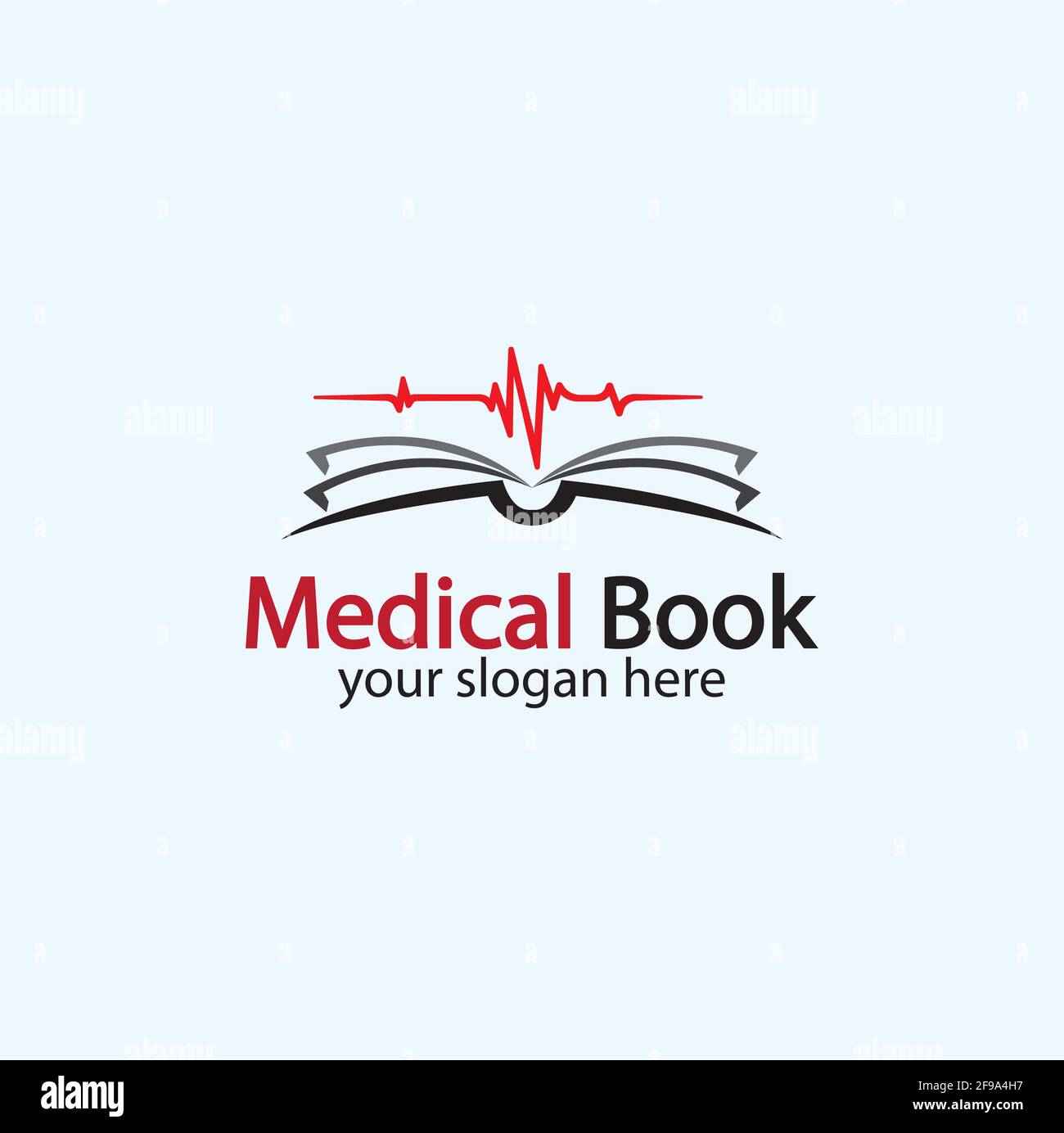 Health book education logo designs hi-res stock photography and images ...