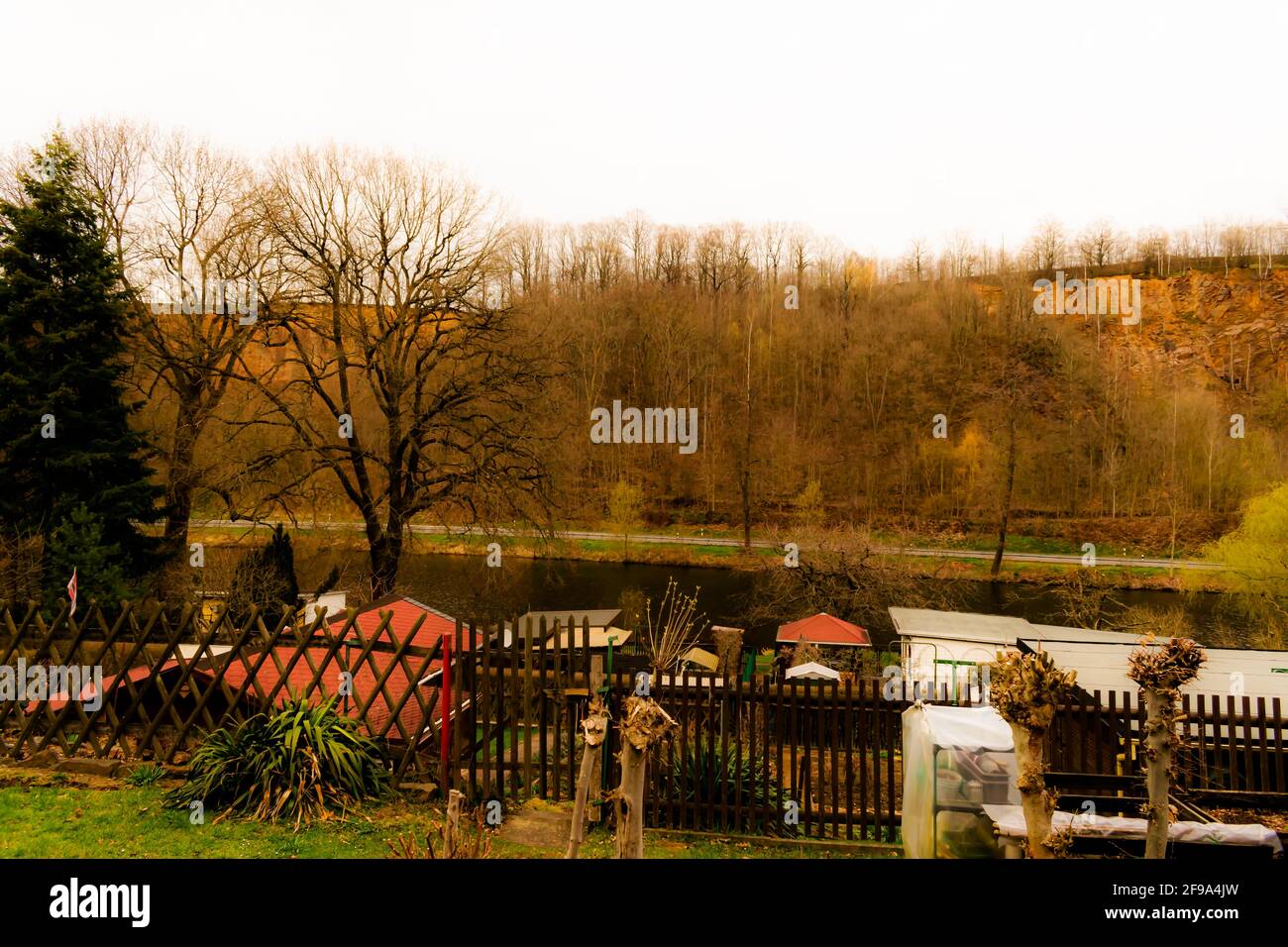 Scenic shot of beautiful landscapes in the park Stock Photo - Alamy