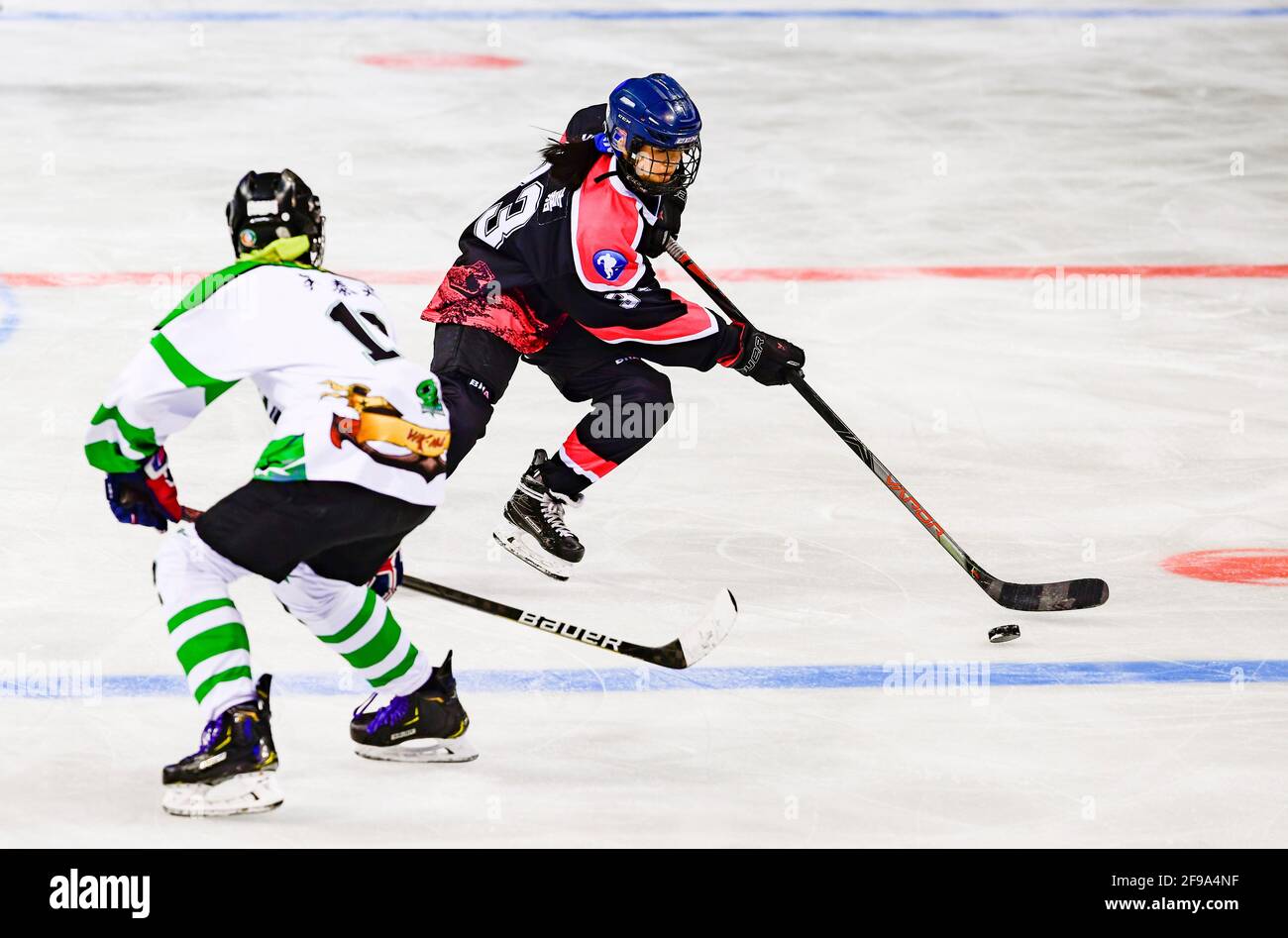 HOHHOT, CHINA - APRIL 17, 2021 - Players of the Beijing Little Girls ...