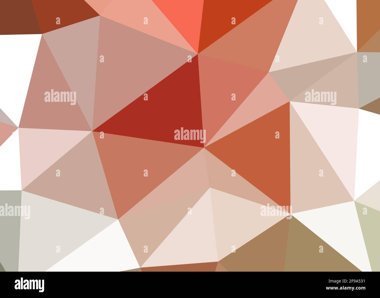 Abstract Low Polygon color Generative Art background illustration Stock ...