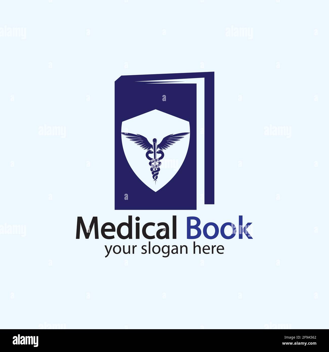Medical Book Logo icon design vector,health book education logo Designs ...