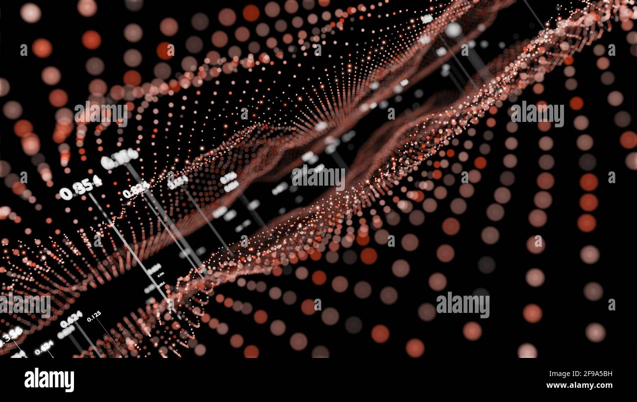 Big Data Visualization. Abstract structure Stock Photo - Alamy