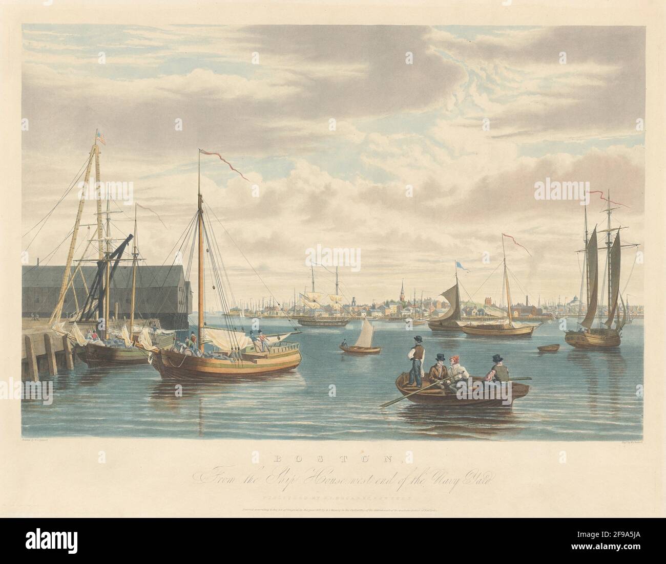 Boston shipyard 19th century hi-res stock photography and images - Alamy