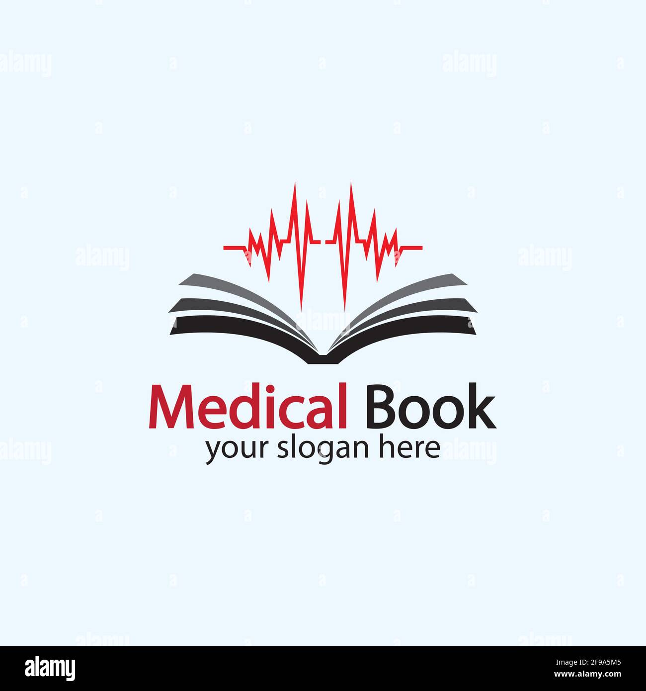 Medical Book Logo icon design vector,health book education logo Designs ...