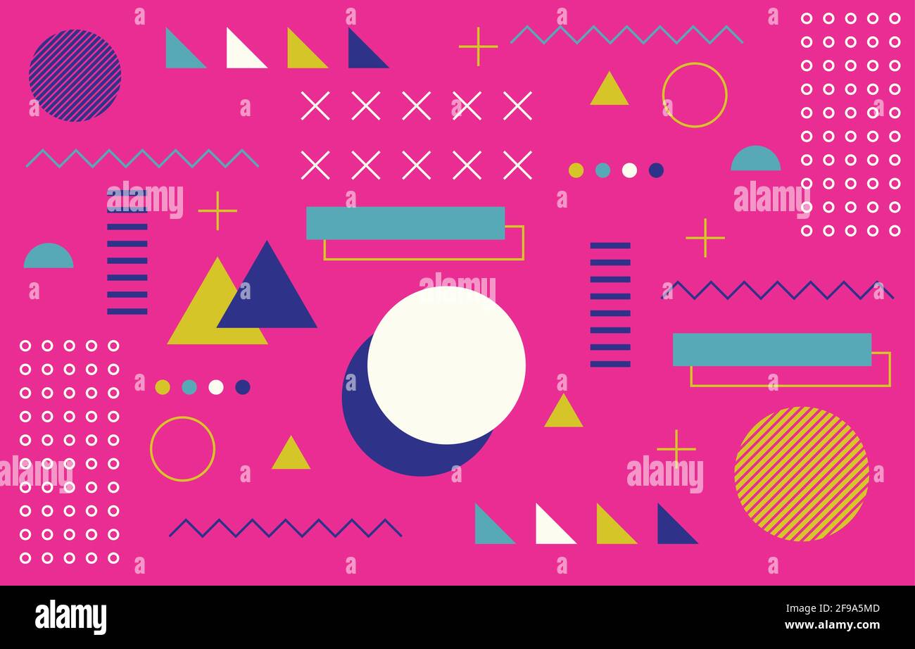 Collection modern vector geometric Stock Vector Images - Alamy