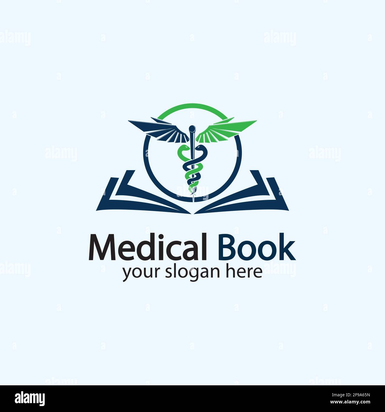 Medical Book Logo icon design vector,health book education logo Designs ...