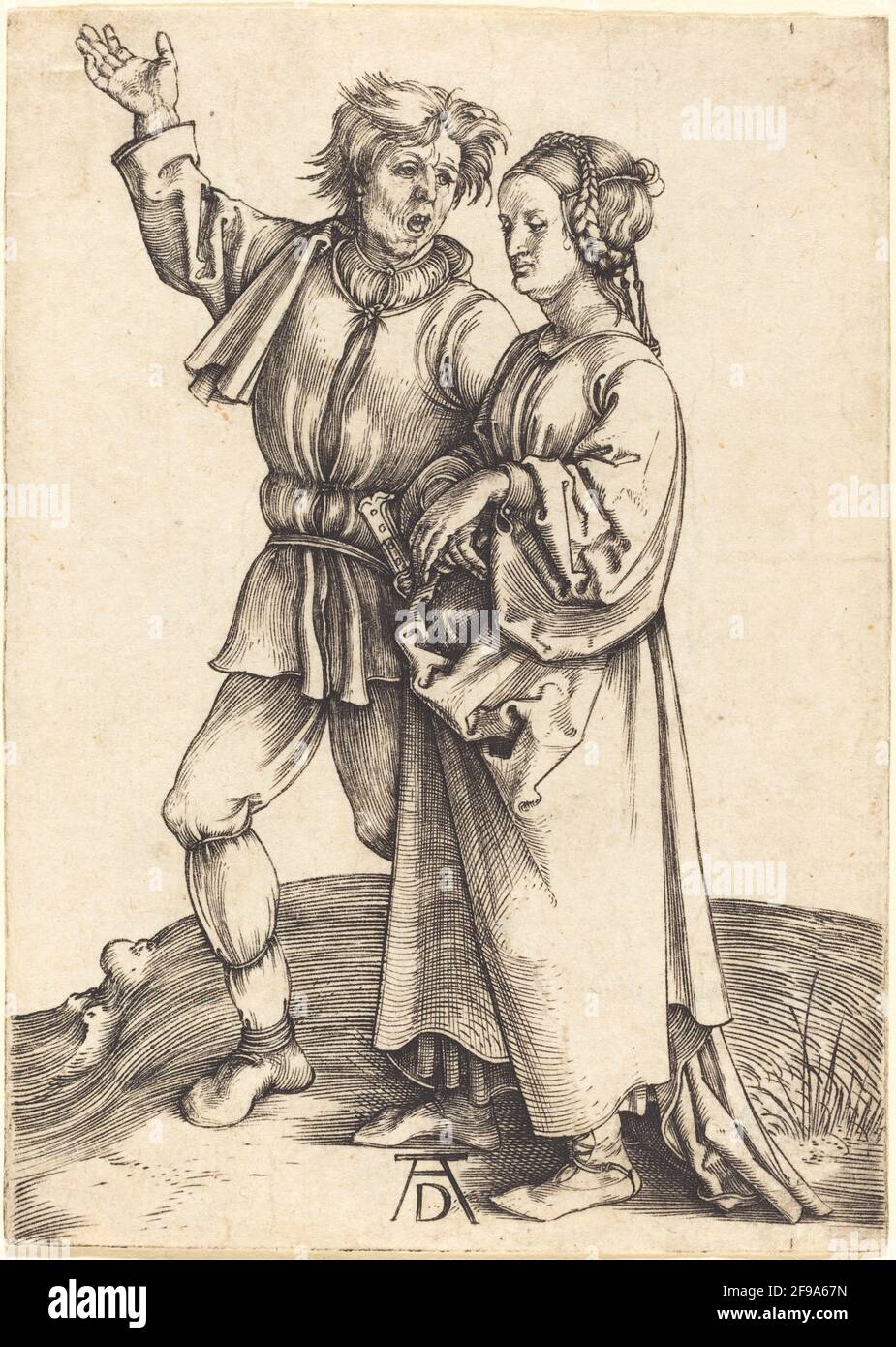Peasant and His Wife, c. 1497/1498 Stock Photo - Alamy