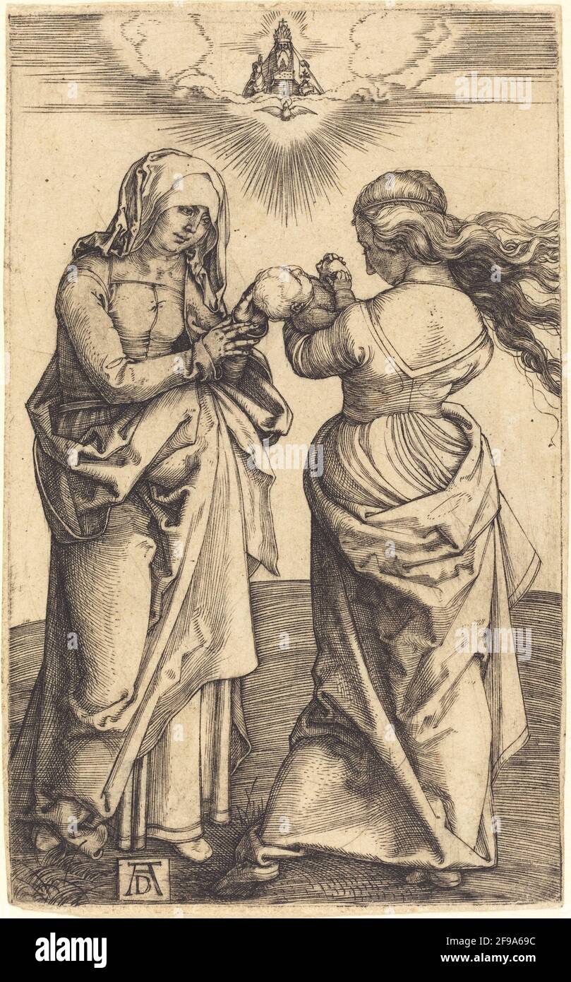 The Virgin and Child with Saint Anne, c. 1500 Stock Photo - Alamy