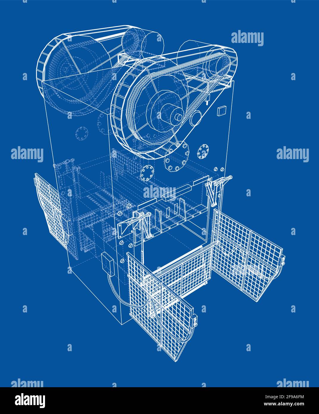 Powerful Press. Vector Stock Vector Image & Art - Alamy