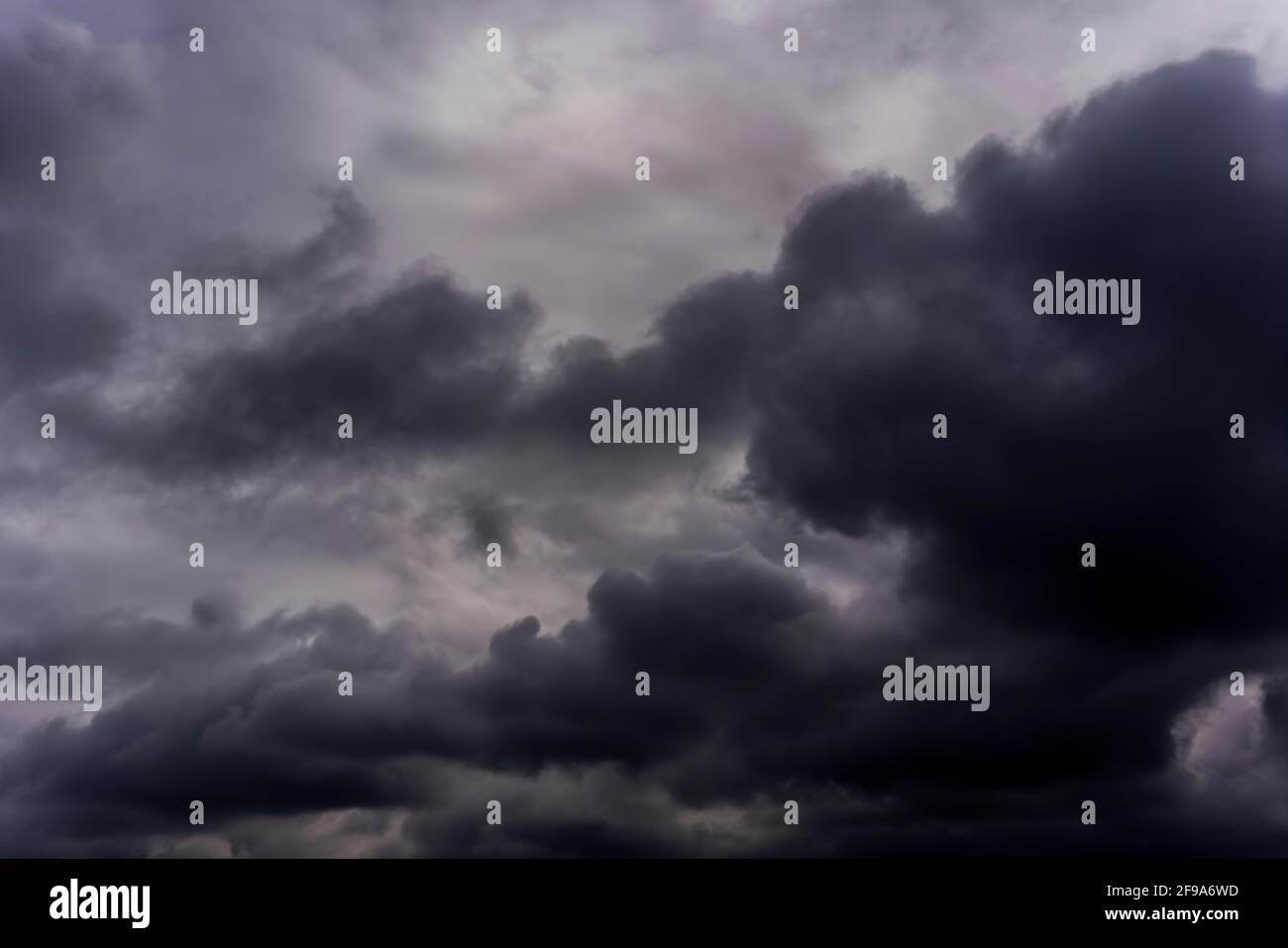 Cumulonimbus clouds in germany in winter Stock Photo - Alamy