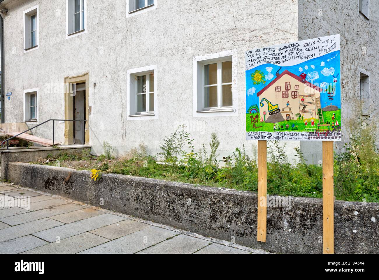 Rectory, remodeling, renovation, house facade, historically ...