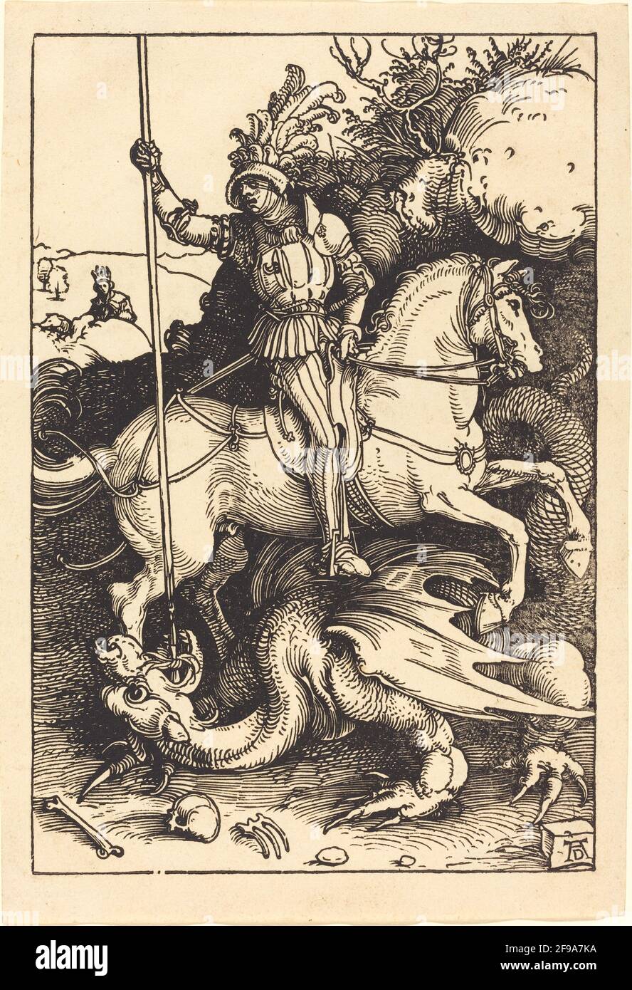 Saint George Killing the Dragon, 1501/1504 Stock Photo - Alamy