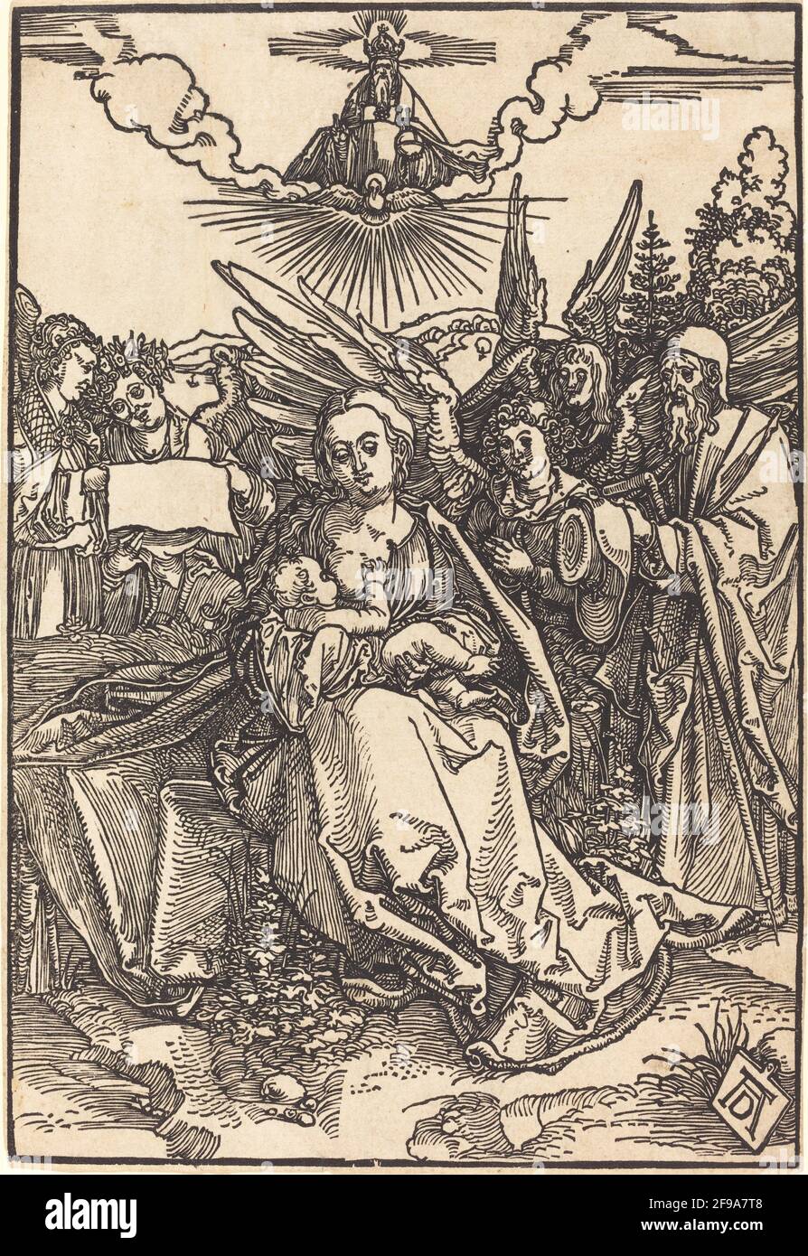 The Holy Family with Five Angels, in or before 1505 Stock Photo - Alamy