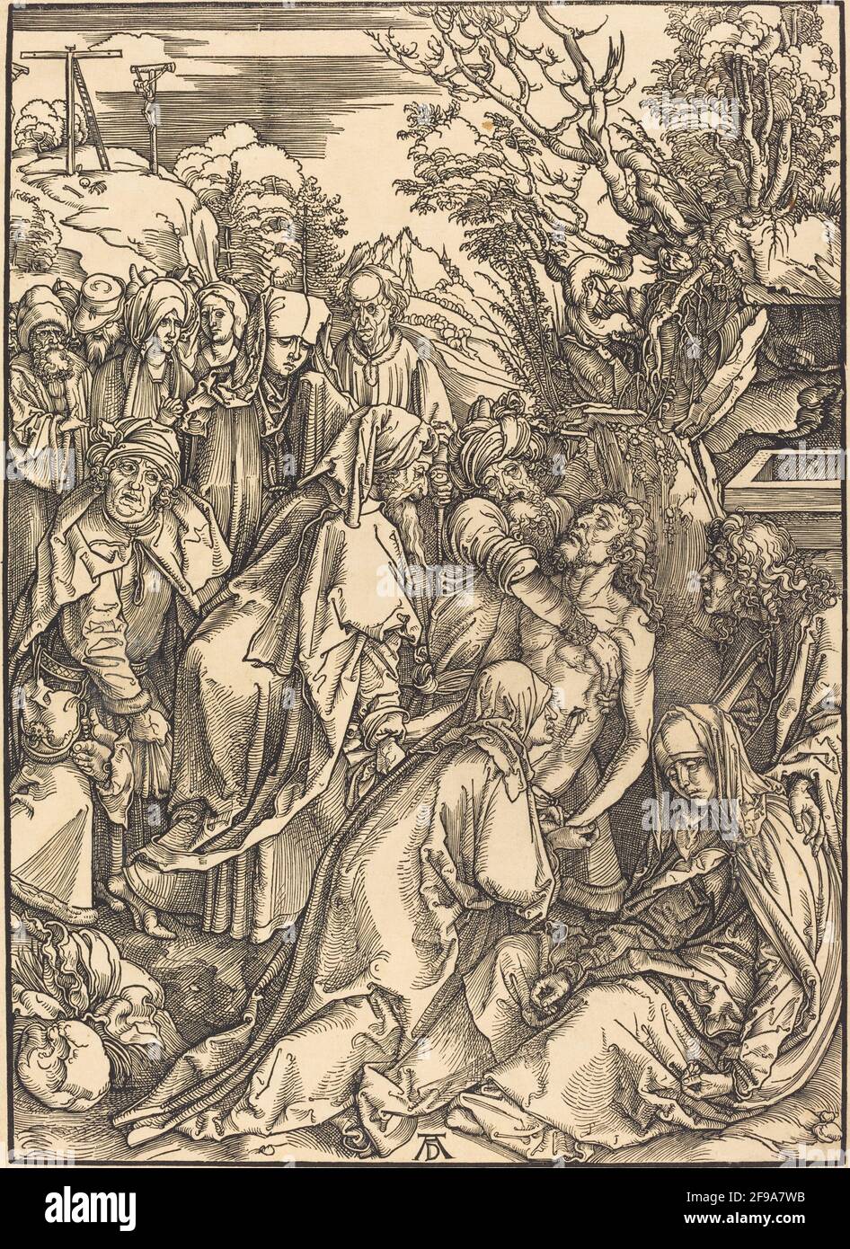 Mary and the apostles mourning christ hi-res stock photography and ...