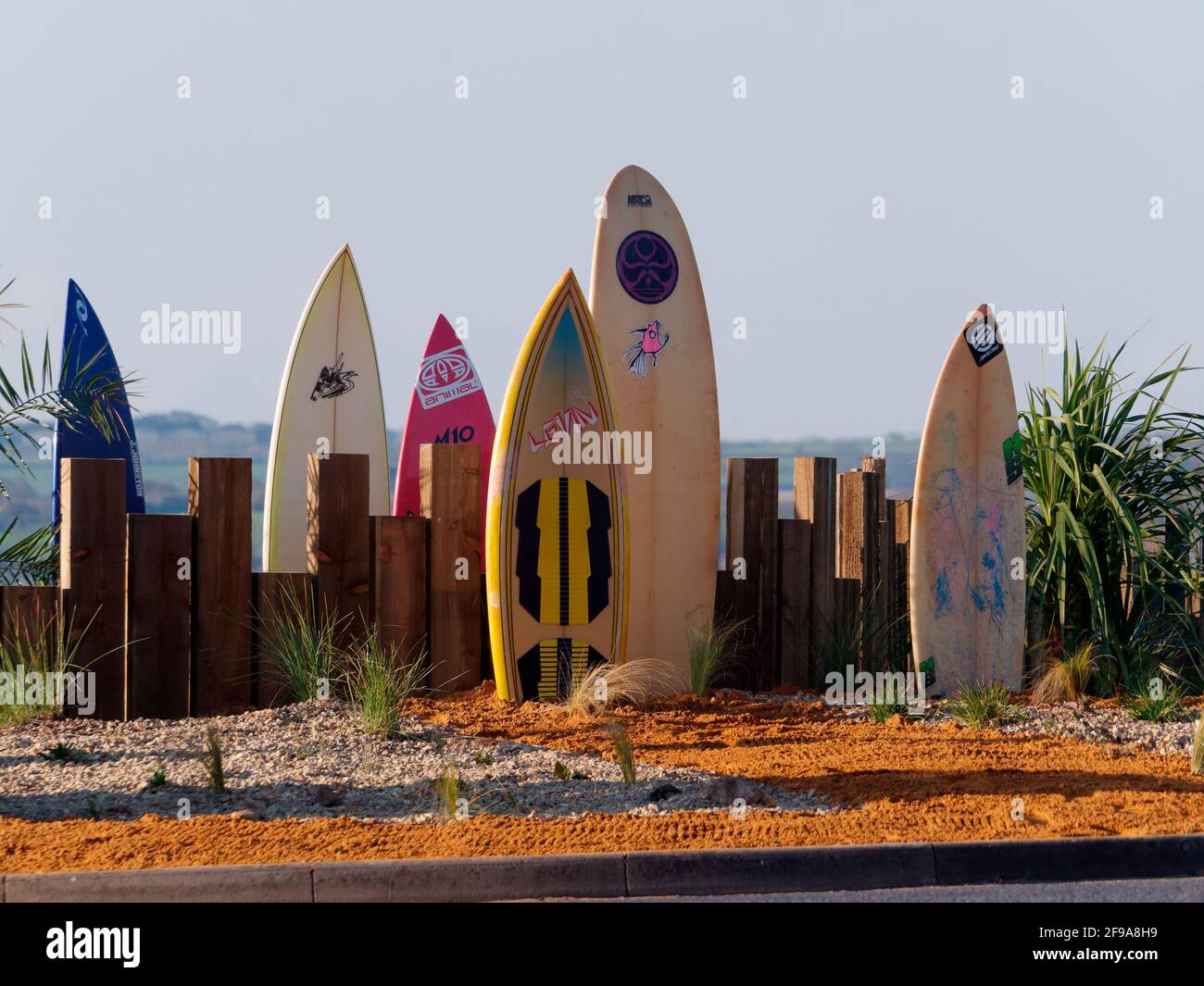 Newquay surf roundabout hi-res stock photography and images - Alamy