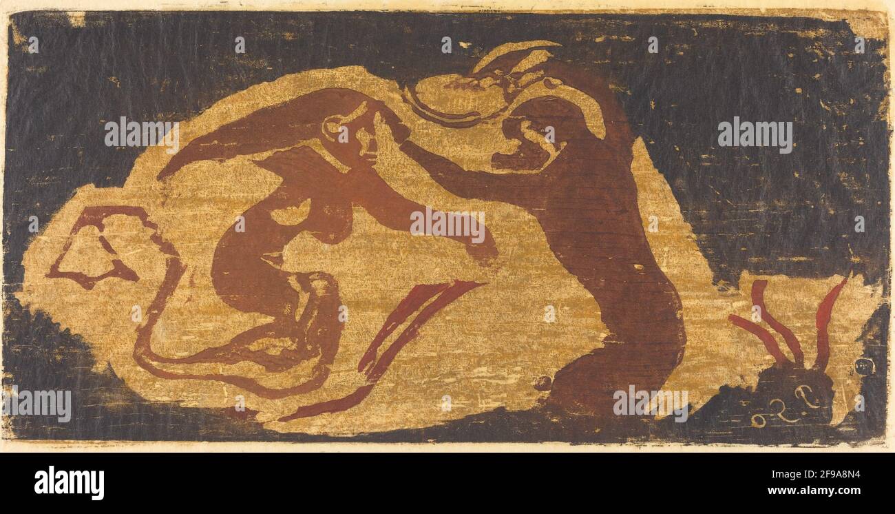 The Mermaid and the Monkey Stock Photo - Alamy