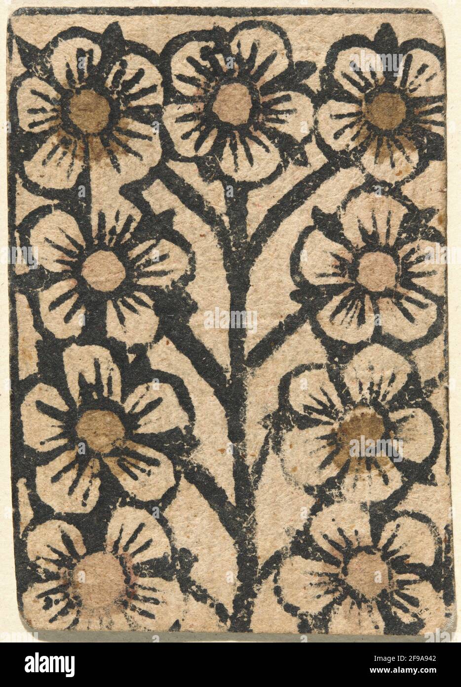 Playing Card, second half 15th century Stock Photo - Alamy