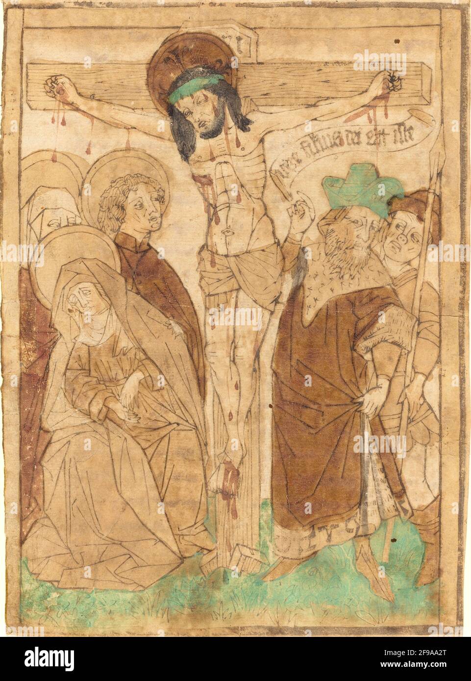 Jesus crucified woodcut hi-res stock photography and images - Alamy