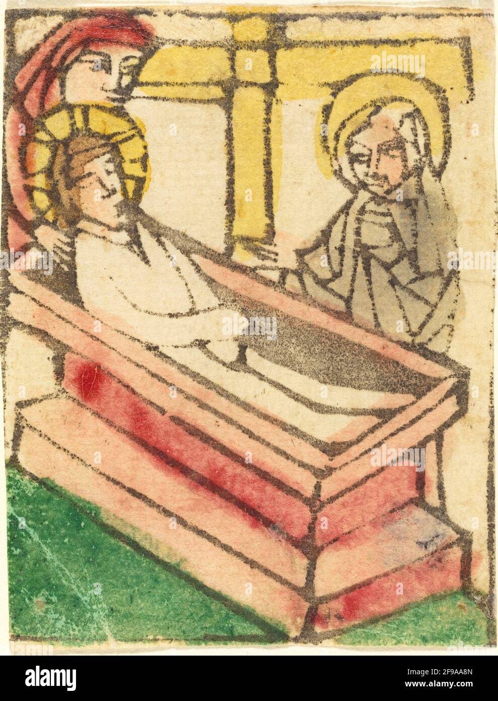 Medieval dead woman woodcut hi-res stock photography and images - Alamy