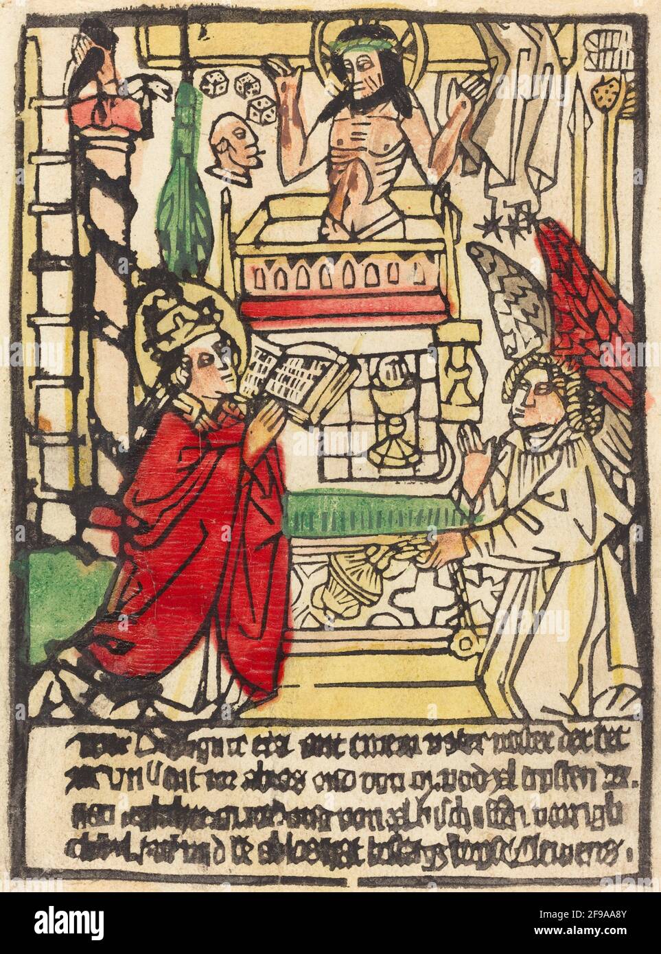 The Mass of Saint Gregory, c. 1470 Stock Photo - Alamy