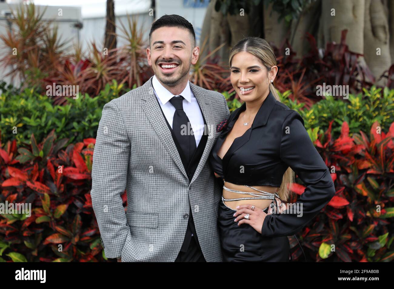 Sydney, Australia. 17th April 2021. Jono Castano Acero and Amy Castano ...