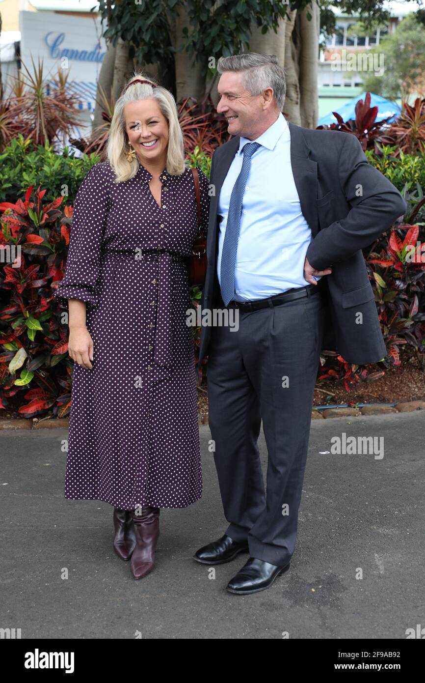 Sydney, Australia. 17th April 2021. Samantha Armytage and Richard ...