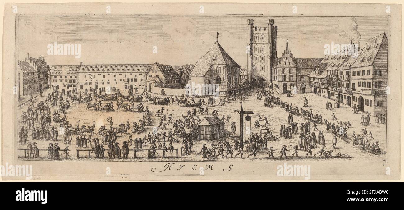 Winter: The Parade Ground, c. 1628/1629 Stock Photo - Alamy