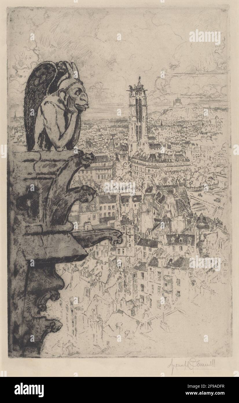 Le stryge de notre dame hi-res stock photography and images - Alamy