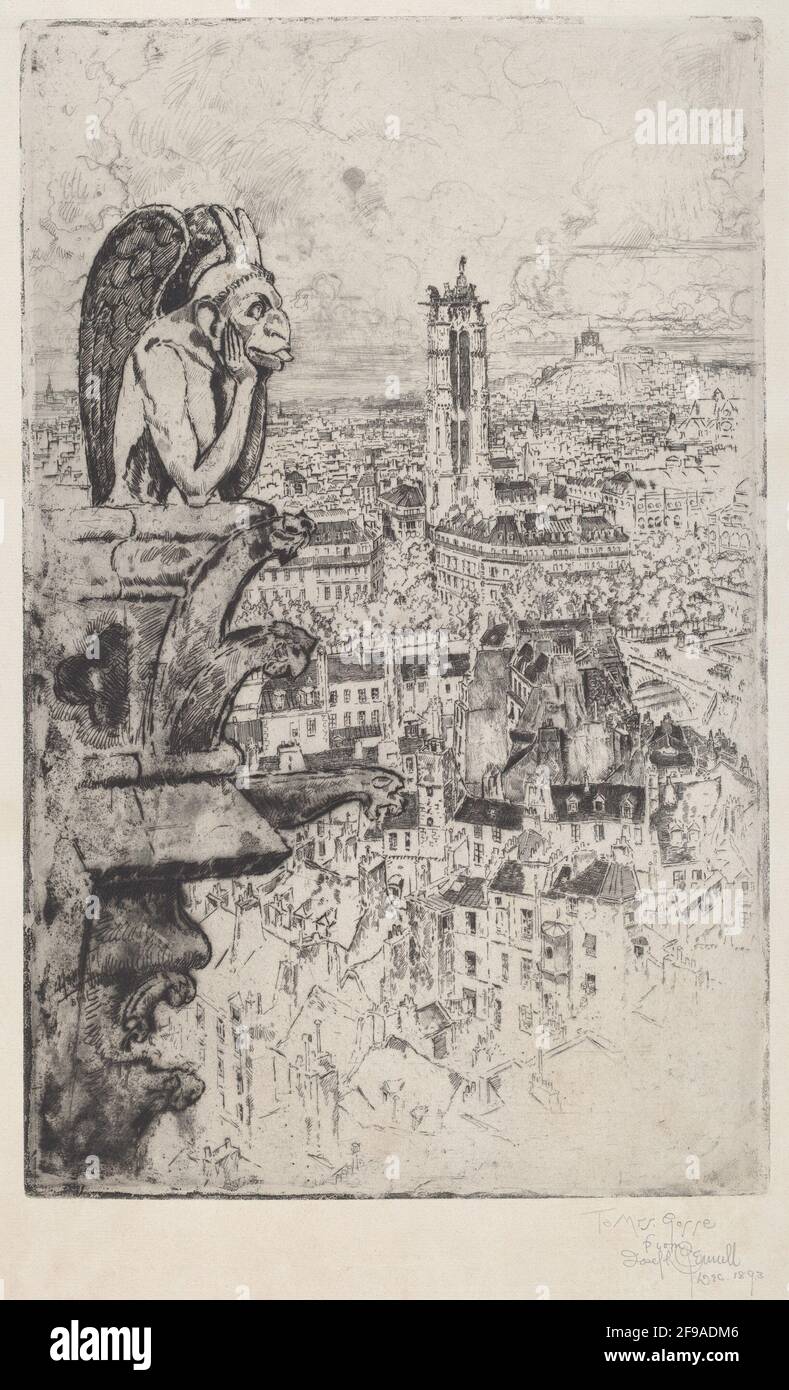 Le stryge de notre dame hi-res stock photography and images - Alamy