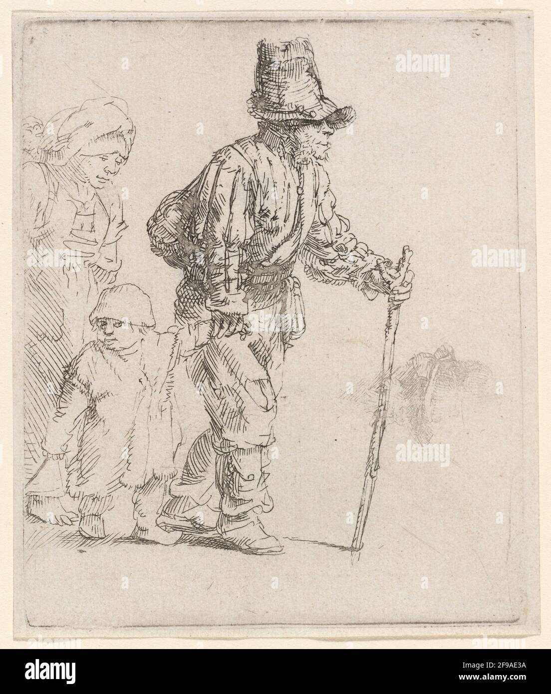 Peasant Family on the Tramp, c. 1652 Stock Photo - Alamy