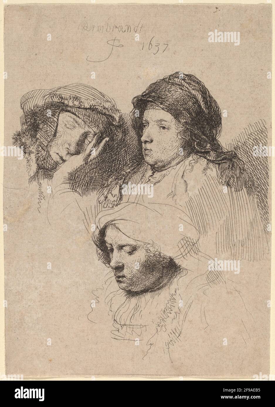 Three heads of women hi-res stock photography and images - Alamy