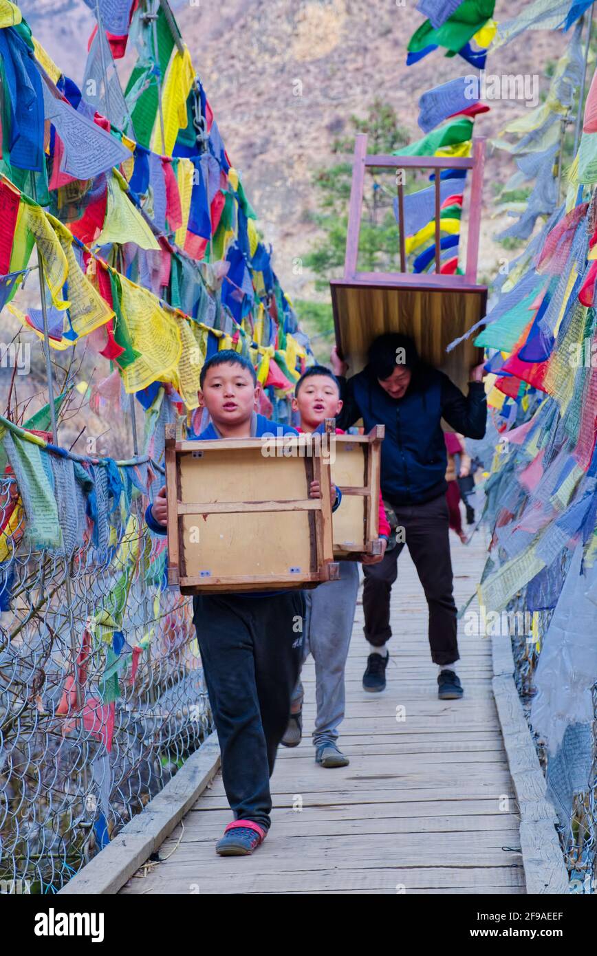 Popularly known as the Iron Chain Bridge, the Tachogang Lhakhang Bridge ...