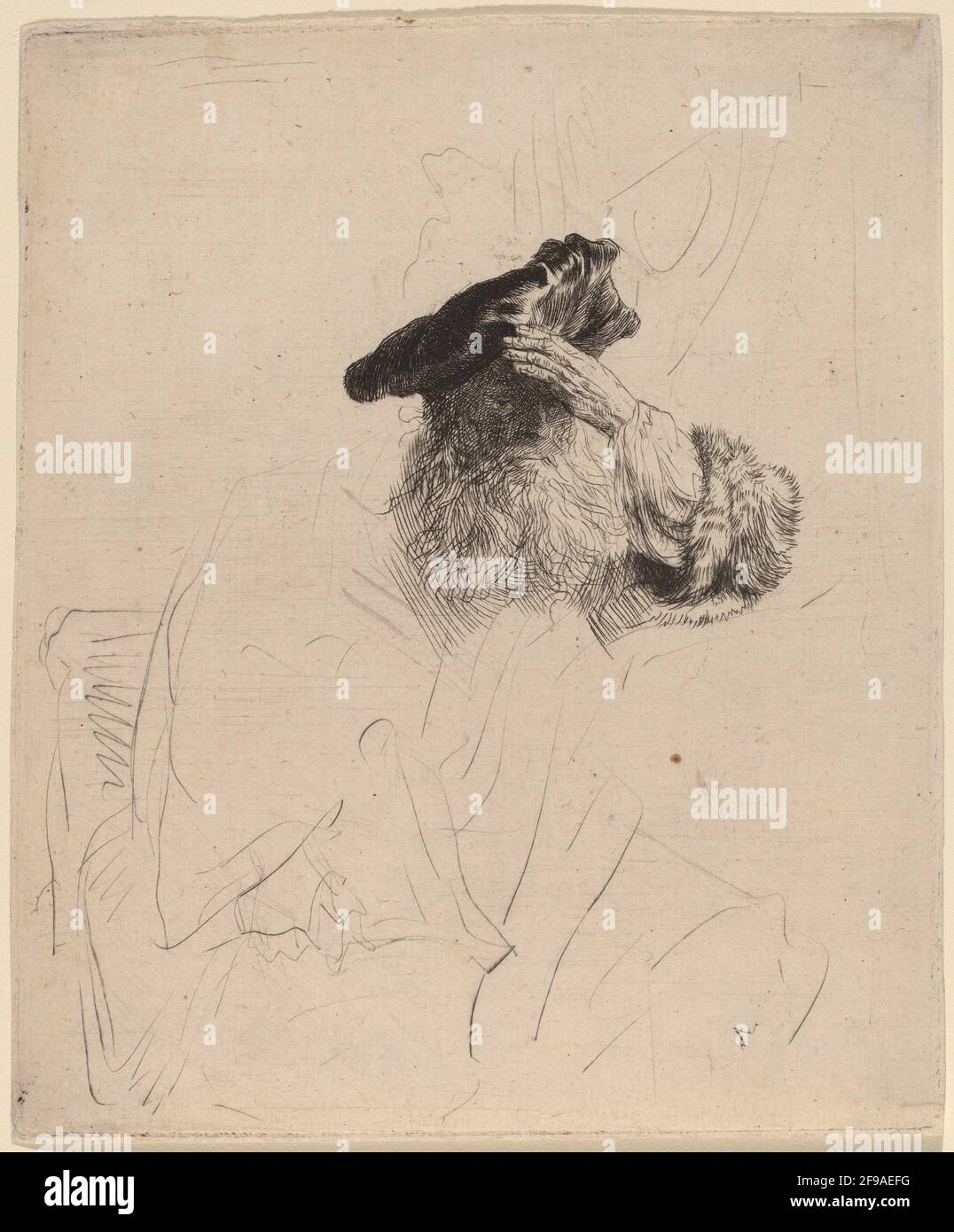 Old man shading hi-res stock photography and images - Alamy