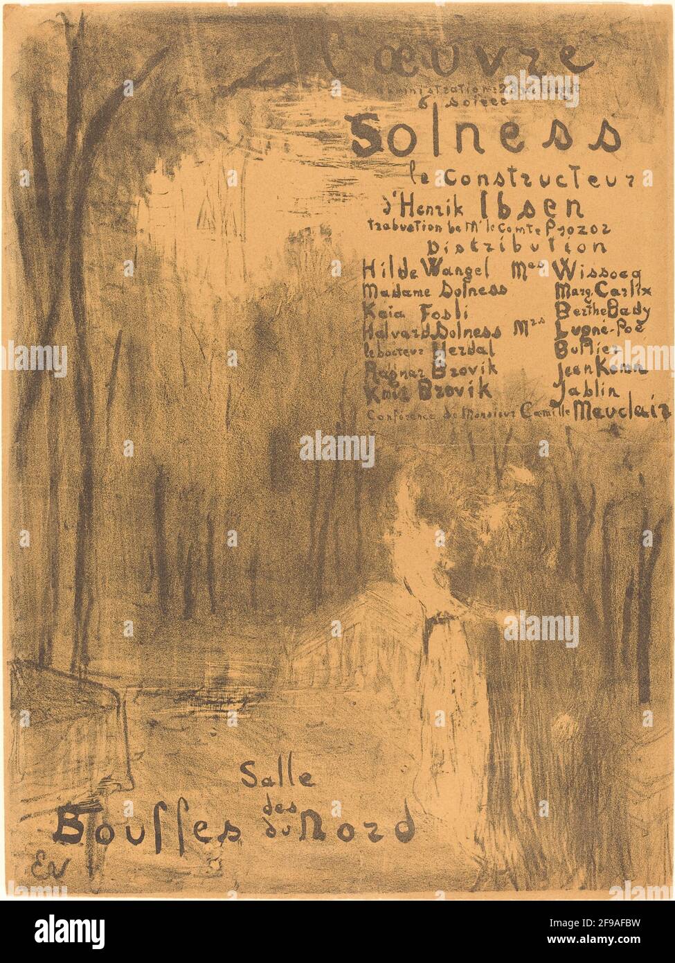 Solness le constructeur, 1894 Stock Photo - Alamy