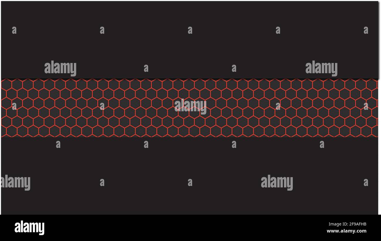 Red hexagon hi-res stock photography and images - Alamy