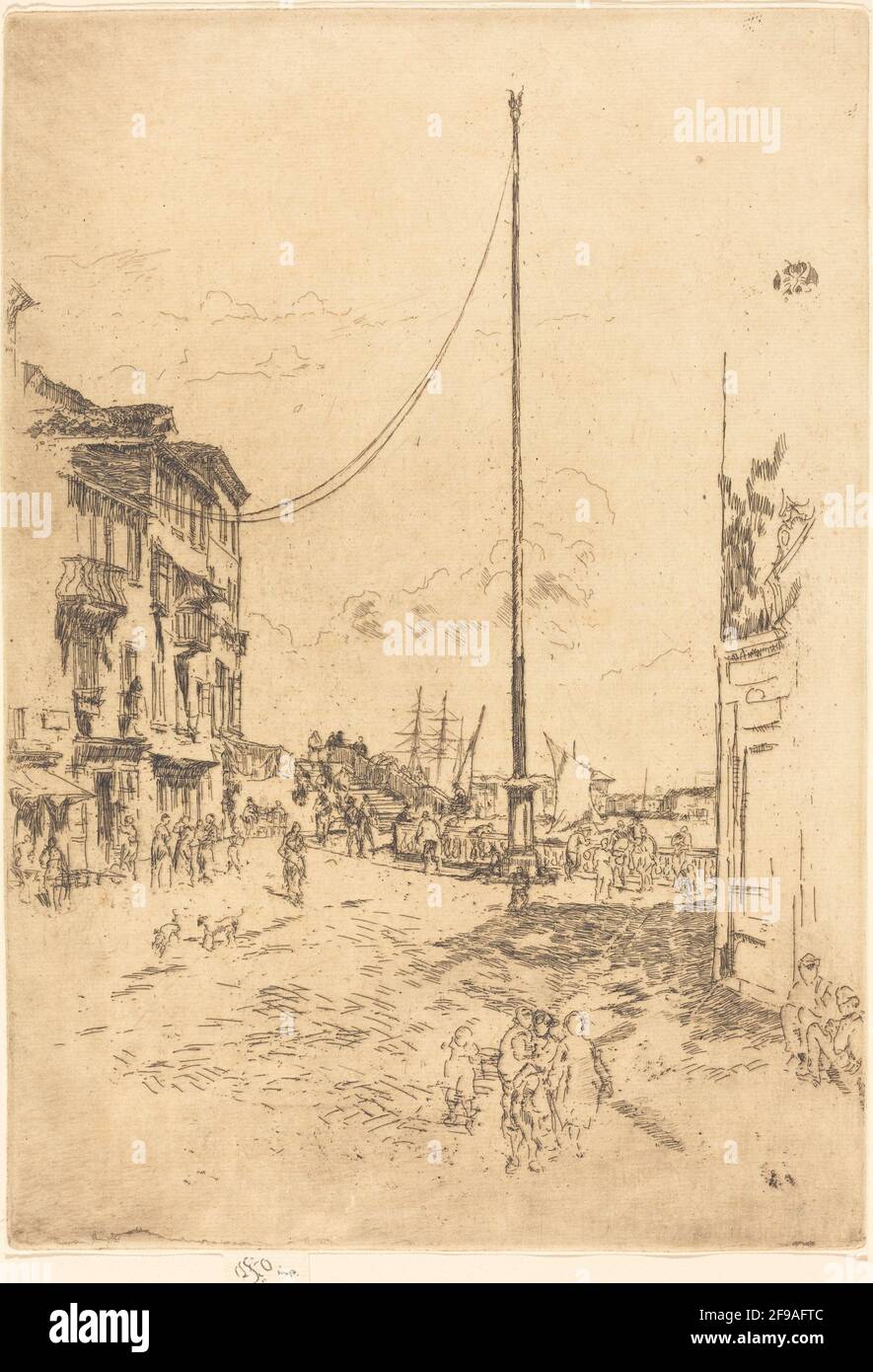 The Little Mast, 1880 Stock Photo - Alamy