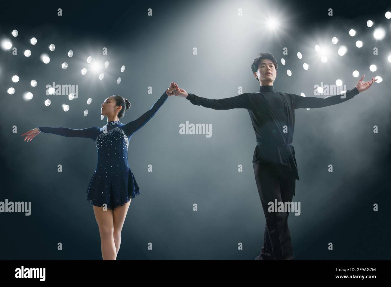 Figure skating pairs Stock Photo - Alamy