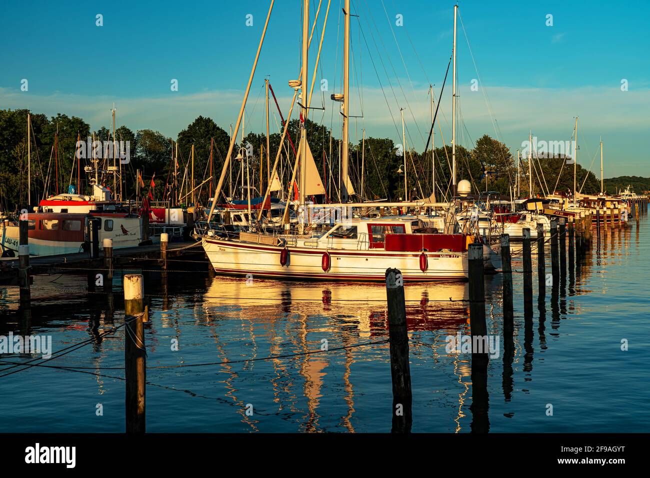 Harbor, Lauterbach, Ruegen Island Stock Photo - Alamy