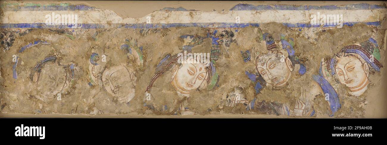 Celestial Figures, from Cave 224, 4th-6th century Stock Photo - Alamy