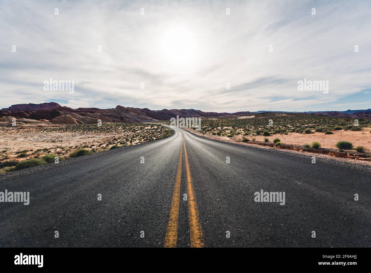 State park nevada road curve hi-res stock photography and images - Alamy