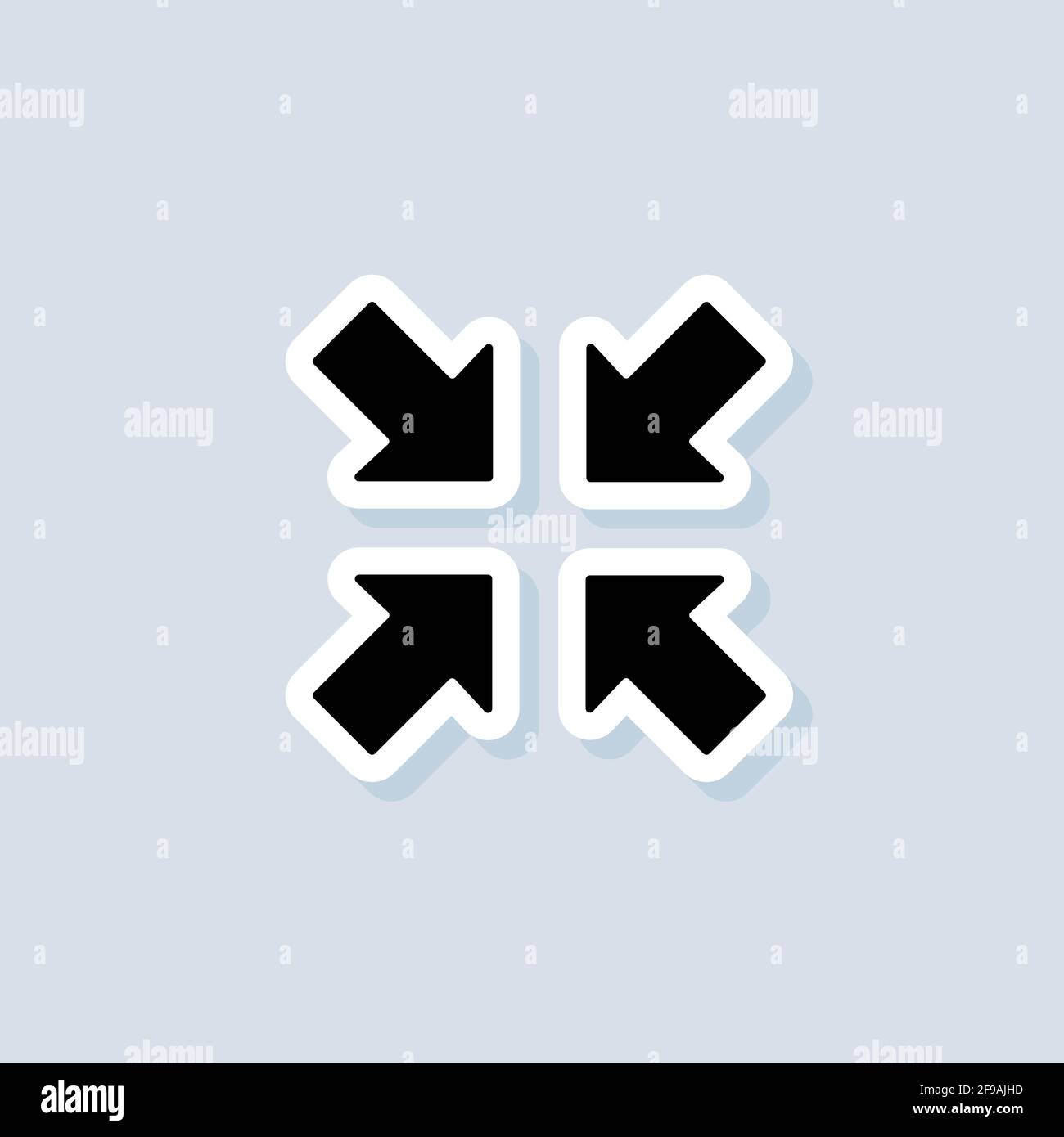 Exit Full Screen sticker. Full screen enter or exit icon. Maximize or ... Exit Full Screen sticker. Full screen enter or exit icon. Maximize or ...