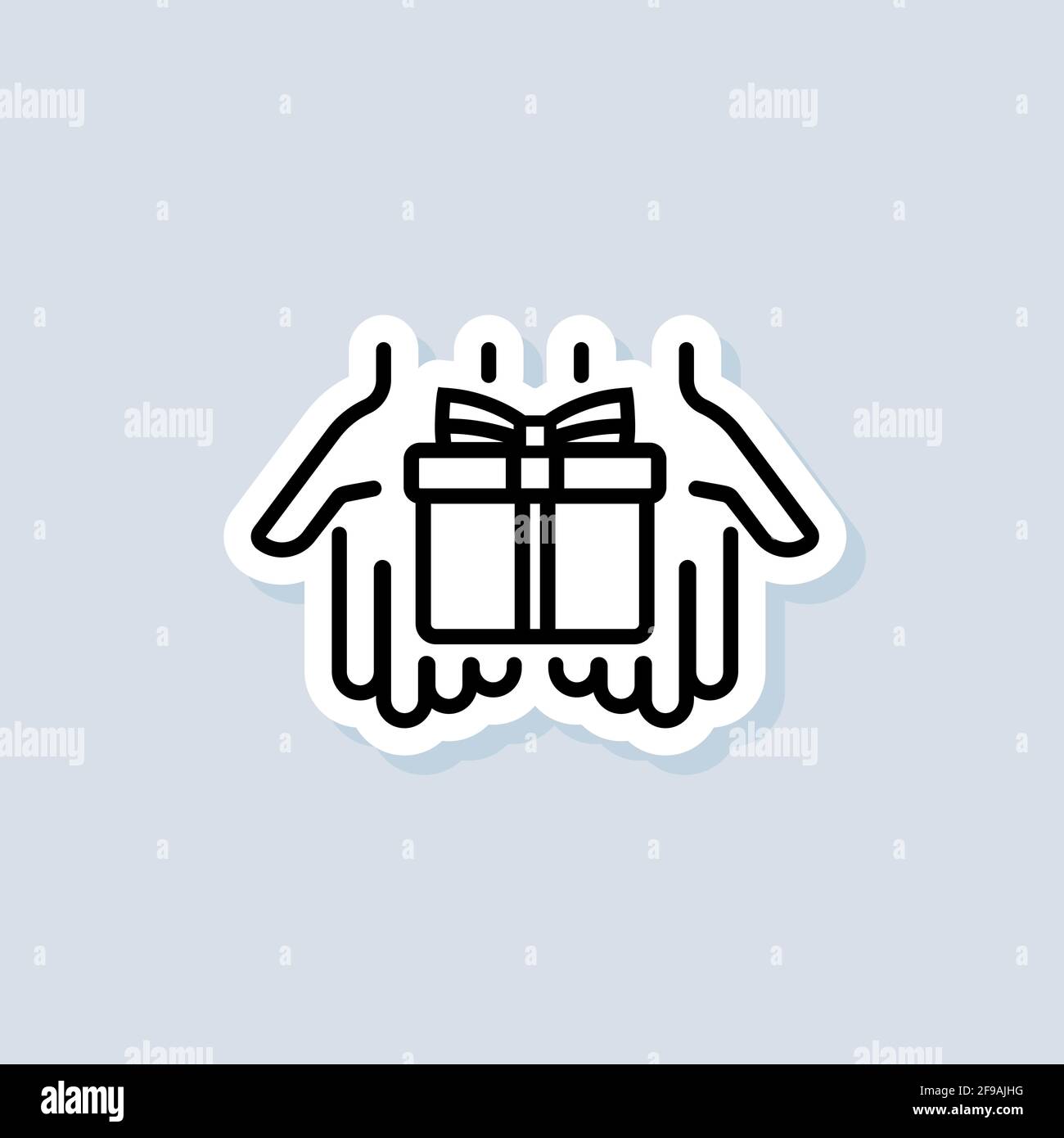 Gift sticker hi-res stock photography and images - Alamy
